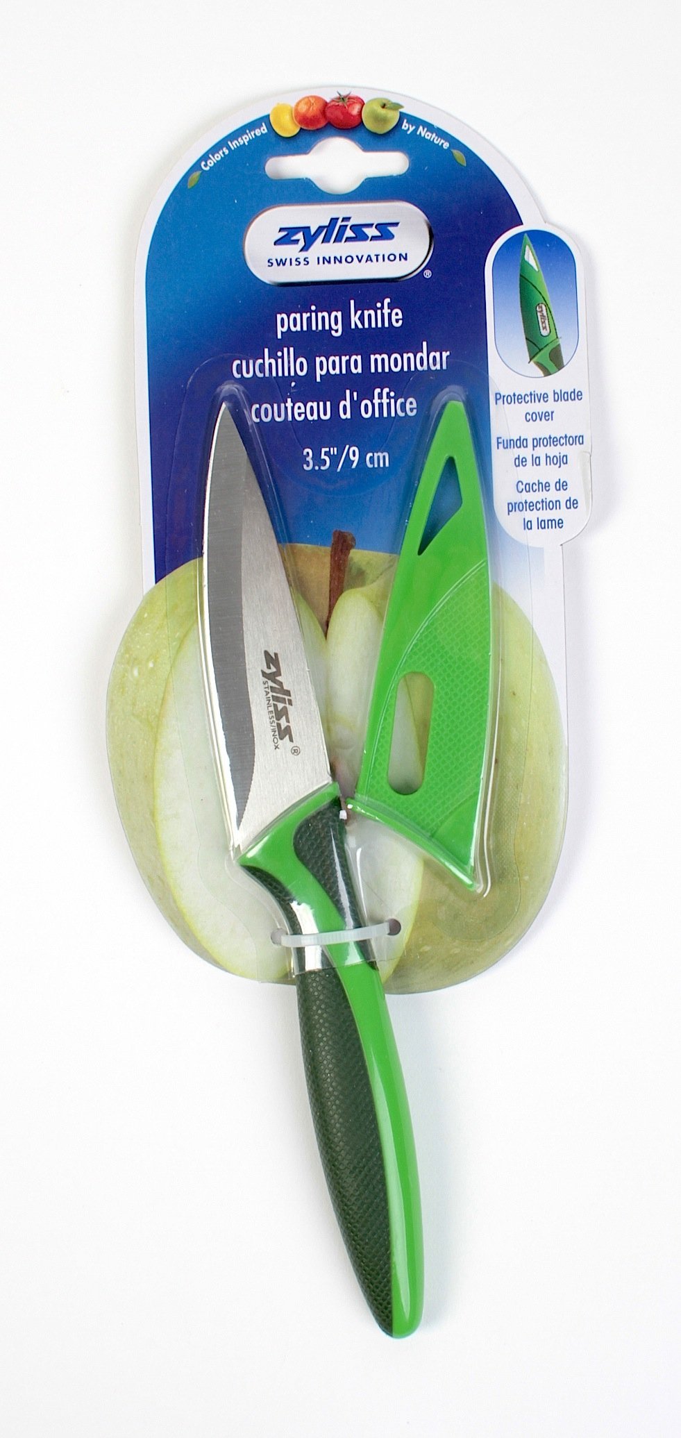 Zyliss, Paring Knife 35 Green, 1 Each