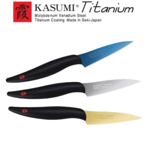 Kasumi Titanium paring Knife 8 - Grey Colors