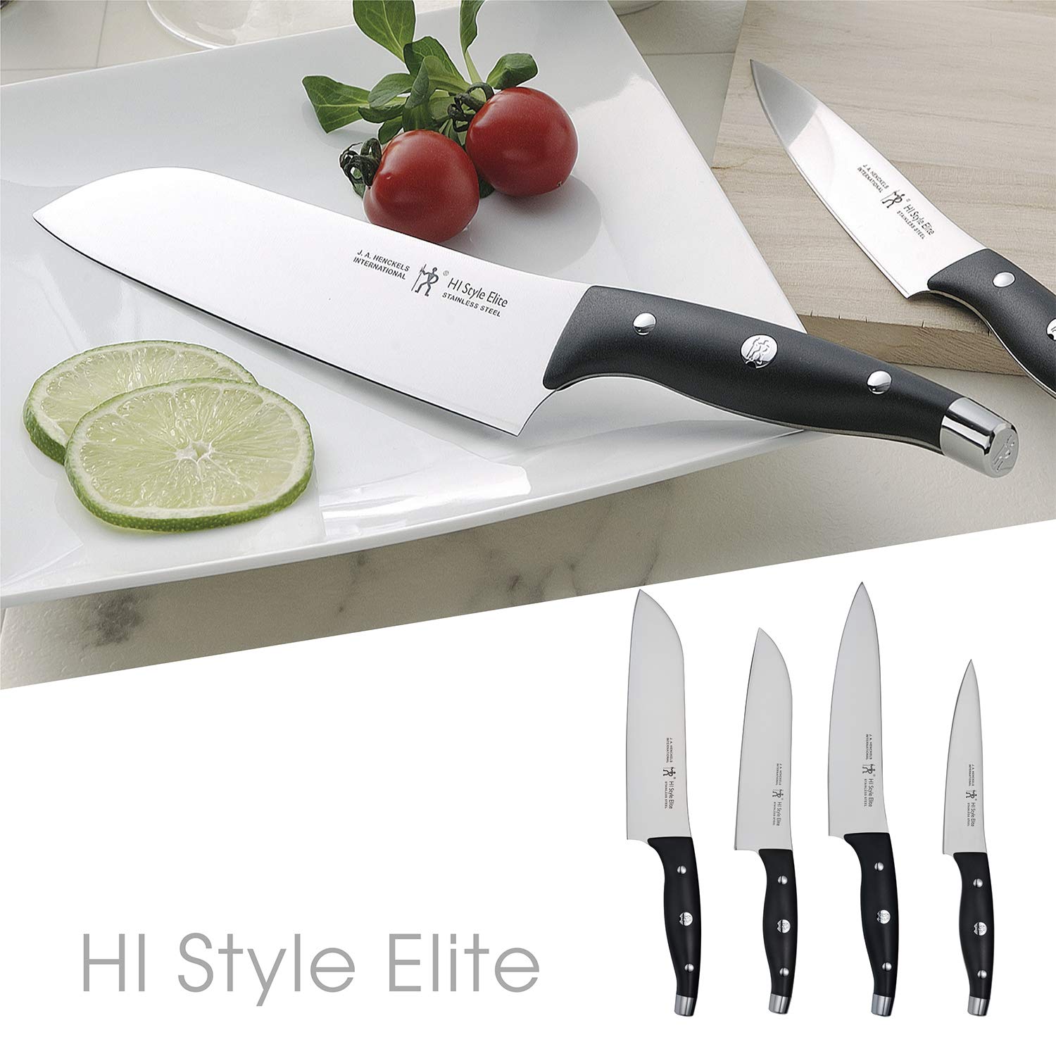 Henckels 16800-431 HI Style Elite Petty Knife, 5.1 inches (130 mm), White, Made in Japan, Fruit, Small Knife, Stainless Steel, Dishwasher Safe, Seki City, Gifu Prefecture