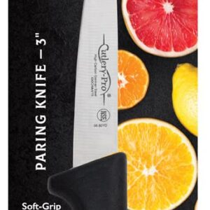 Cutlery-Pro Paring Knife, NSF, German Steel Alloy X50CrMov15, 3-Inch Blade