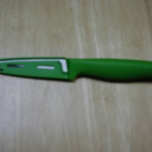 Tupperware 4" Paring Knife Green