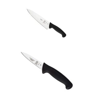 mercer culinary millennia black handle 8-inch chef's knife and 3.5-inch paring knife