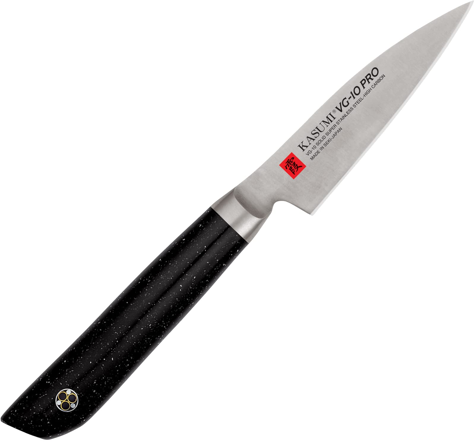 SUMIKAMA VG-10PRO 52008 Kasumi Paring Knife, Made in Japan, 3.1 inches (8 cm), With Main Blade, Sharpness, Paring Knife