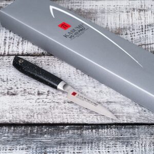 SUMIKAMA VG-10PRO 52008 Kasumi Paring Knife, Made in Japan, 3.1 inches (8 cm), With Main Blade, Sharpness, Paring Knife