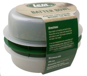 lem products 1265 plastic batter bowl, 1 pounds, green