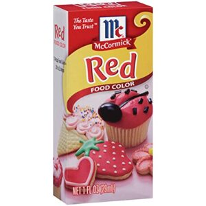 mccormick red food color, 1 fl oz