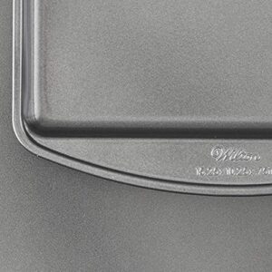 Wilton Perfect Results Premium Non-Stick Bakeware Cookie Baking Sheets Set, 2-Piece, Steel