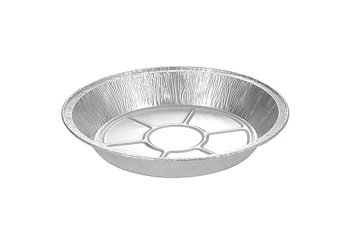 Waytiffer 9" Pie Pans (10pack) - Disposable Aluminum Foil Pie Tins,Heavy-duty, Baking Tin Plates, Standard Size