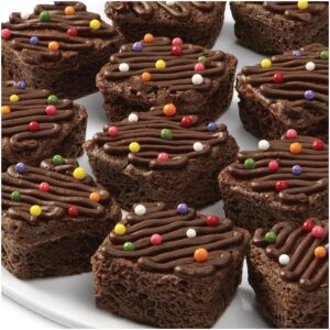 Wilton Bite-Size Brownie Squares Silicone Mold, 24-Cavity