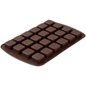 Wilton Bite-Size Brownie Squares Silicone Mold, 24-Cavity