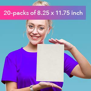 Oasis Supply 25 Piece O-Grade Wafer Paper Pack, 8" by 11"