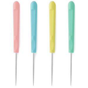 4pcs sugar stir needle scriber needle cookie decorating supplies tool 5.2 inches