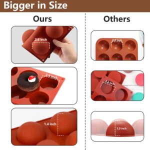 Luvan Silicone Chocolate Molds,Breakable Heart Mold,oreo Chocolate Mold,Number and Letter Mold for Valentine's Day,Children's Birthday Christmas Easter Party Molds for Birthday,Halloween