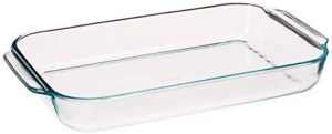 pyrex basics 4.8-qt (10” x 15”) oblong baking dish