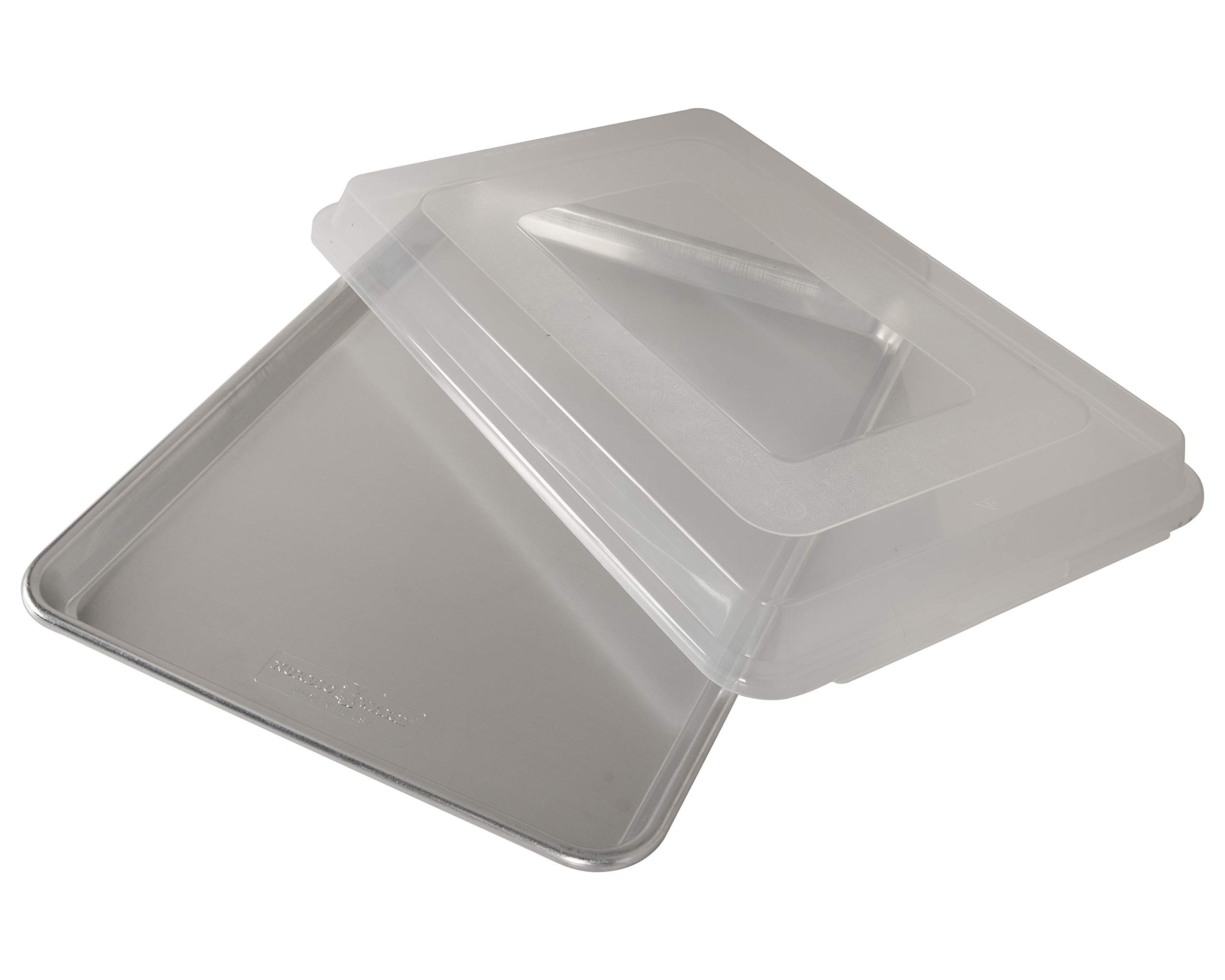 Nordic Ware Half Sheet Cover, 13 by 18 Inch, Clear