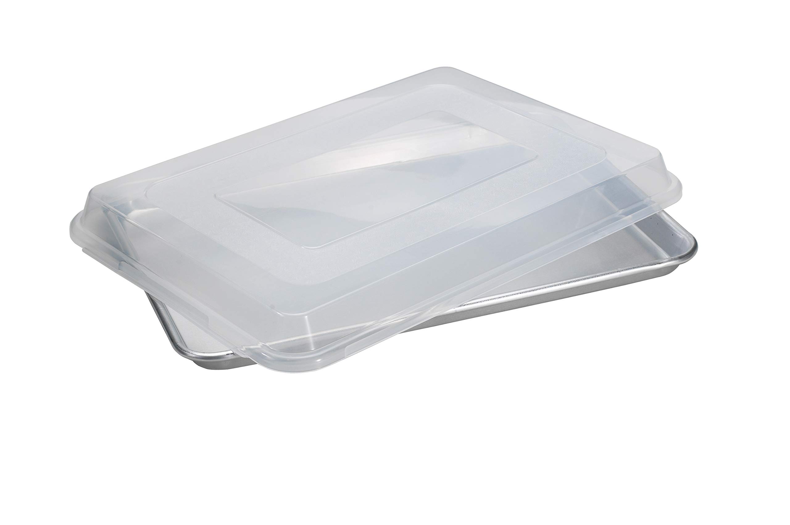 Nordic Ware Half Sheet Cover, 13 by 18 Inch, Clear