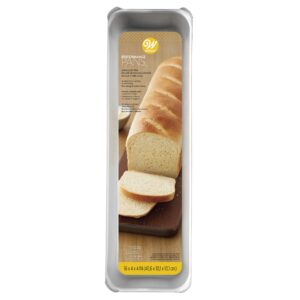 Wilton Performance Long Loaf Pan - Long Baking Pan for Homemade Bread and Sandwiches, Large Bread Pan for Your Favorite Baking Sessions, Aluminum, 16 x 14-Inch