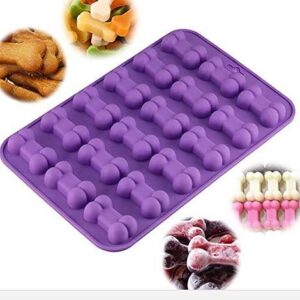 Silicone Molds Puppy Dog Paw and Bone Mold for Dog Treats, Homemade Non-Stick Food Grade, Chocolate, Candy, Jelly, Ice Cube Mold, Cupcake Baking Mould, Muffin pan Cookie Cutters Set