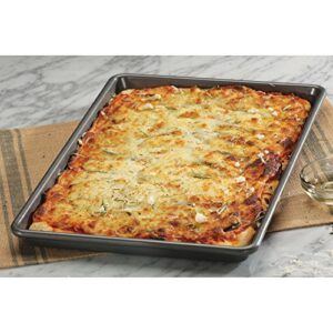 Chicago Metallic Professional Non-Stick Cooking/Baking Sheet, 17-Inch-by-12.25-Inch, Silver