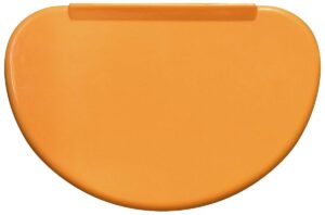 indigo true flexible bowl scraper - 1 pc | curved for shaping bread or pastry dough | conforms to any mixing bowl | round contoured profile