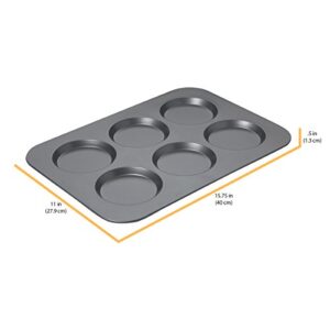 Chicago Metallic 16640 Muffin/Cupcake Pan, Standard, Grey