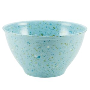 rachael ray accessories kitchen pantryware multi purpose/salad serveware/melamine garbage bowl, agave blue,1 gallon