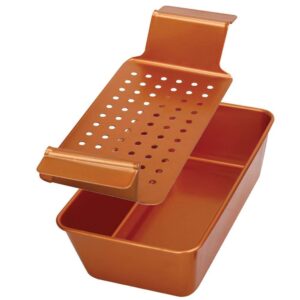 Volar Non-Stick Meatloaf Pan 2-Piece Healthy Meatloaf Pan Set Copper Coating With Removable Tray Drains Grease