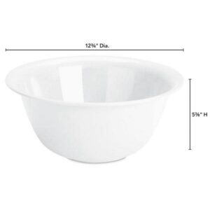 JOEY'Z EXTRA LARGE Mixing Bowl (13-Inch) 6-Quart Plastic Salad Bowl/Mixing Bowls/Serving Bowls