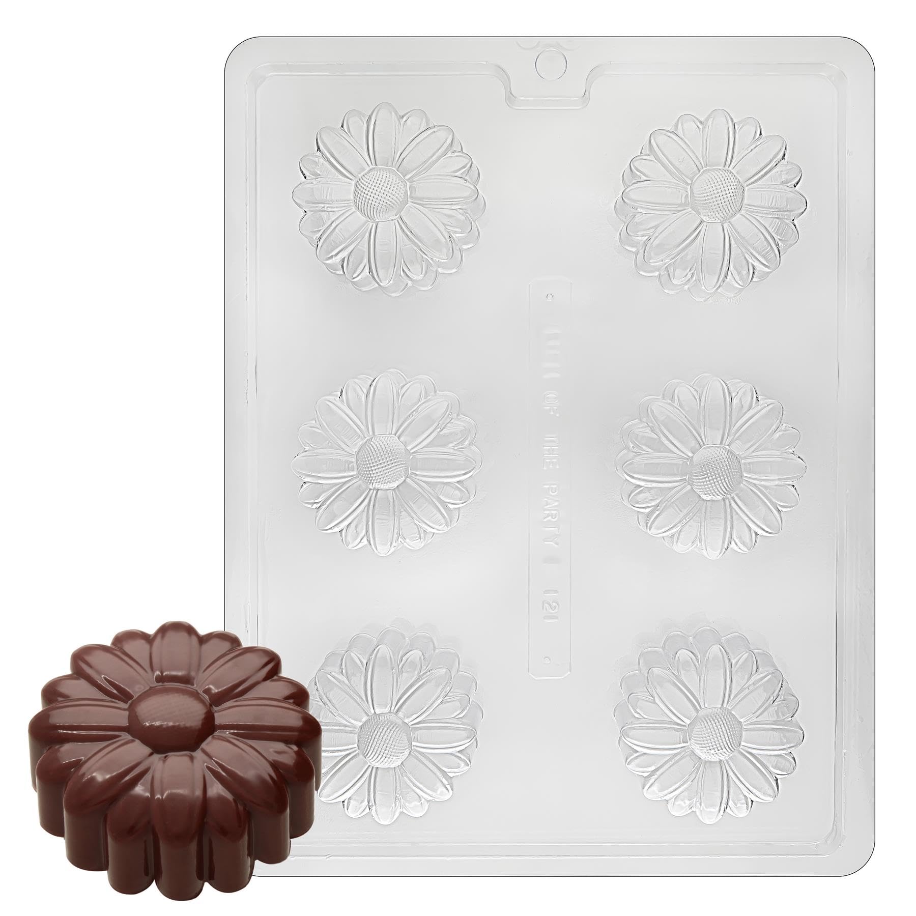 Life of the Party Daisy Flower Cookie Chocolate Mold