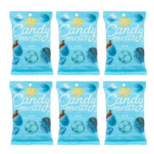 wilton blue candy melts candy, 12 oz, pack of 6