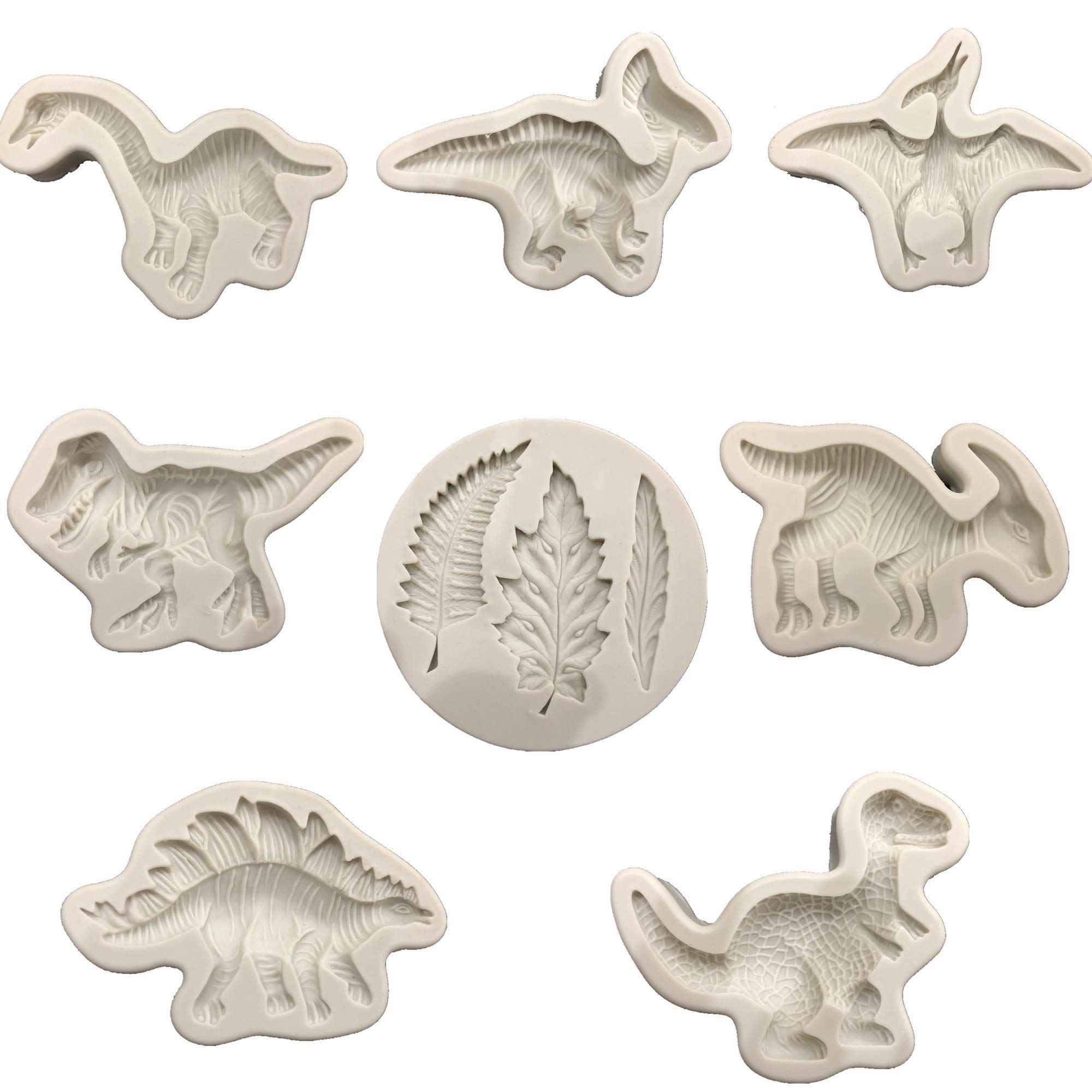 Dinosaur Silicone Fondant Cake Mold Kitchen Baking Mold Cake Decorating Moulds Modeling Tools, Gummy Sugar Chocolate Candy Cupcake Mold