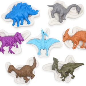 Dinosaur Silicone Fondant Cake Mold Kitchen Baking Mold Cake Decorating Moulds Modeling Tools, Gummy Sugar Chocolate Candy Cupcake Mold