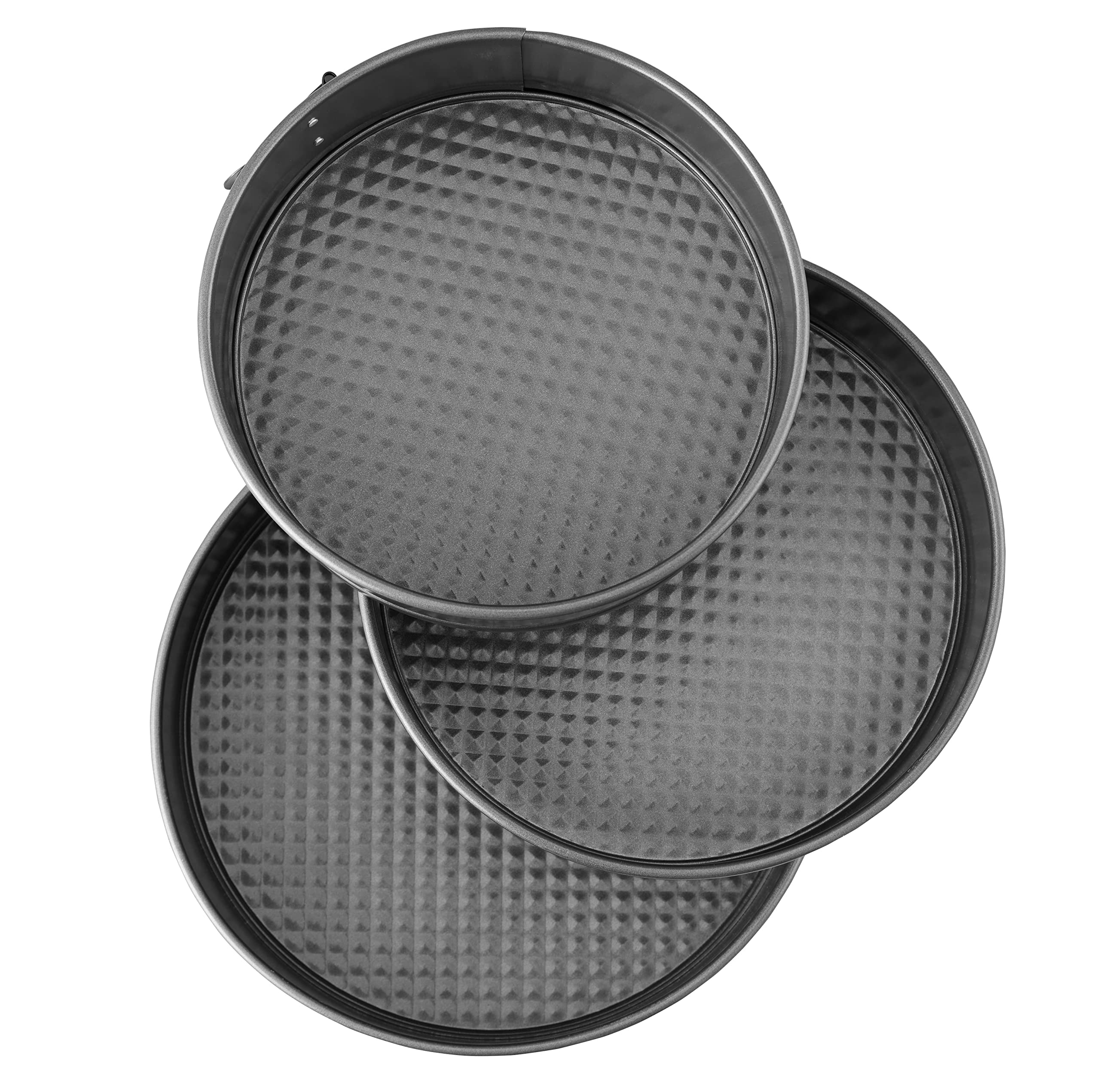 Wilton Springform Cake Pan Set, 3-Piece, 3 Pc, Gray