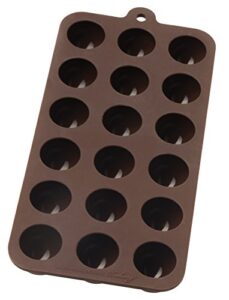 mrs. anderson's baking chocolate mold, truffle, european-grade silicone