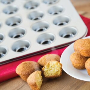 Fox Run Mini Muffin Pan, 24 Cup, Stainless Steel