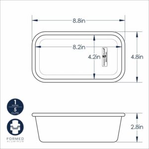 Nordic Ware Naturals 1 Pound Loaf Pan