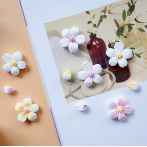 HengKe 2 Pcs Chrysanthemum Flower and Small Flower Shapes Silicone Mold for Sugarcraft Cake Decoration, Cupcake Topper,Candies,Cookies,Ice Cube,Polymer Clay,Chocolate,Soap Wax Making Crafting Projects