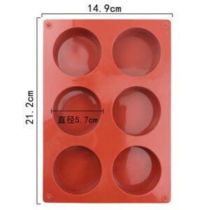 Cylinder Silicone Mold,4 Pack Oreo Molds Chocolate Covered Cookie Mold Round Silicone Mold for Soap Chocolate Cookie Jello Desserts