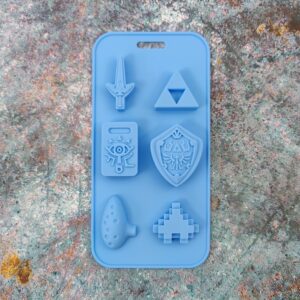 Kooku Tamyoo Chocolate Mold Silicone Mold Candy Mold for Zelda Cupcake Toppe