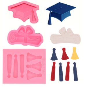 graduation mold graduation chocolate candy molds graduation cupcake toppers graduation tassels chocolate candy fondant mold for graduation party supplies