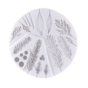 ZHUOJIE Winter Foliage Flower Pro Mould Silicone Mold Fondant Cake Decorating Tool Gumpaste Sugarcraft Chocolate Forms Bakeware Tools