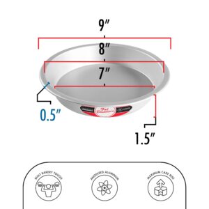 Fat Daddio's PIE-9 Anodized Aluminum Pie Pan, 9 x 1.5 Inch