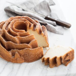 Nordic Ware Rose Bundt, 10 Cup, Toffee