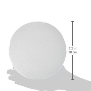 Oasis Supply Dummy Round Cake, 14" x 4", White