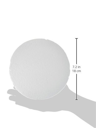 Oasis Supply Dummy Round Cake, 14" x 4", White