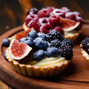 Gourmia GPA9375 Mini Tart Pans with Removable Bottom - 6 Pack, 5” Diameter, 1” Depth – 100% PFOA free Non Stick Carbon Steel - Miniature Molds For Pies, Cheese Cakes, Desserts, Quiche pan and More