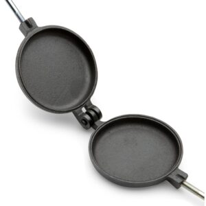 Old Mountain Pre Seasoned Round Pie Iron, 28 Inch Long