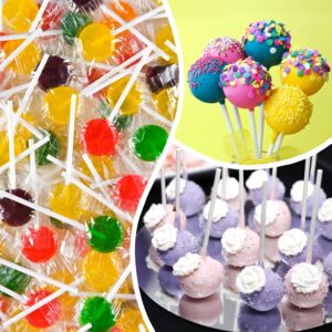 WXJ13 601 Pieces Lollipop Cake Pop Treat Bag Set including 200 Parcel Bags 200 Lollipop Sticks 200 Twist Tie, and 1 Cookie Meatball, Cake Pops Making Tools for Candies, Chocolates and Cookies