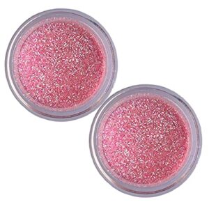 oh! sweet art - pink rose disco cake pack x 2 units 10g in total - 5g each jar