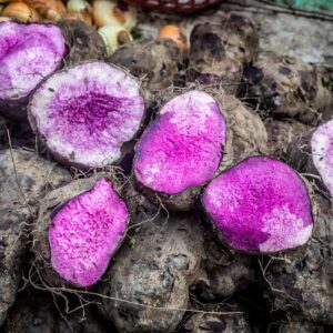 Purple Taro Powder - Naturally Dyes Food Purple/violet - Net Weight: 2.65oz / 75g - Violet Food Dye For Ice Cream, Frozen Yogurt, Smoothies & Bubble Tea - 100% Pure & Natural Colocasia Esculenta